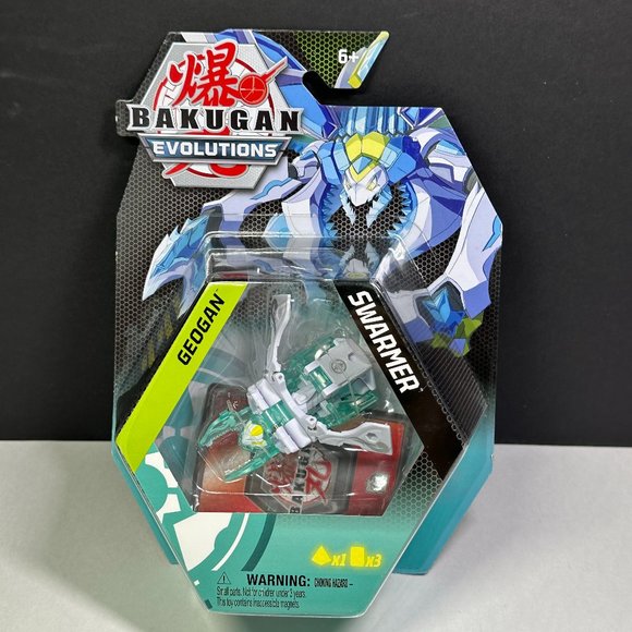 Toys | Bakugan Evolutions Geogan Swarmer Figure With Cards Spin Master ...